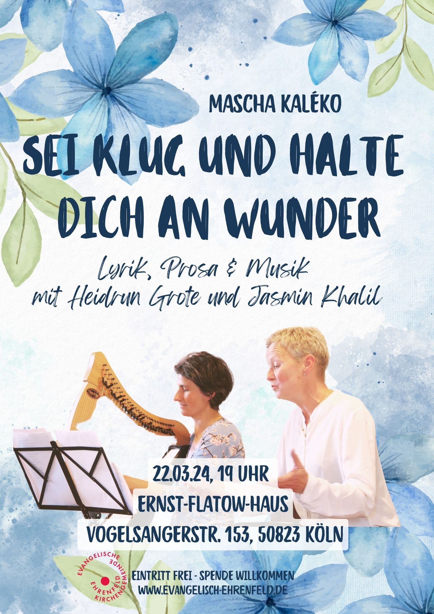 Mascha Kaléko - sei klug und halte dich an Wunder - Kölnkostenlos